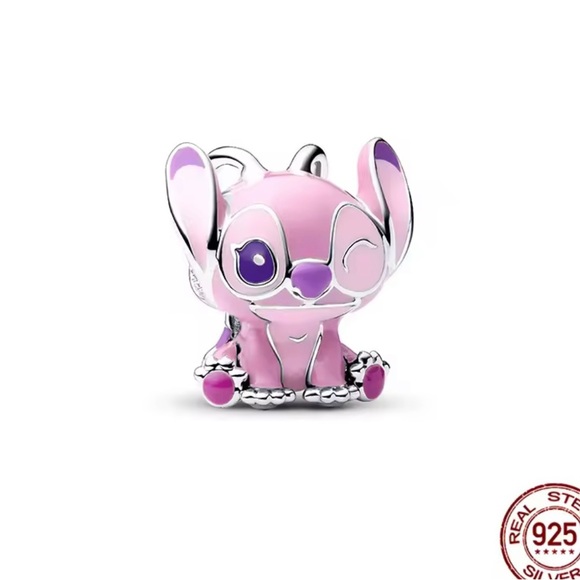 Pandora | Bags | Pink And Silver Cartoon Character Charm | Poshmark